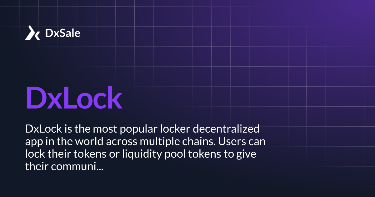 DxLock | DxSale