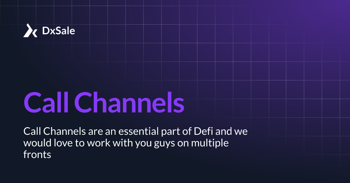 Call Channels | DxSale